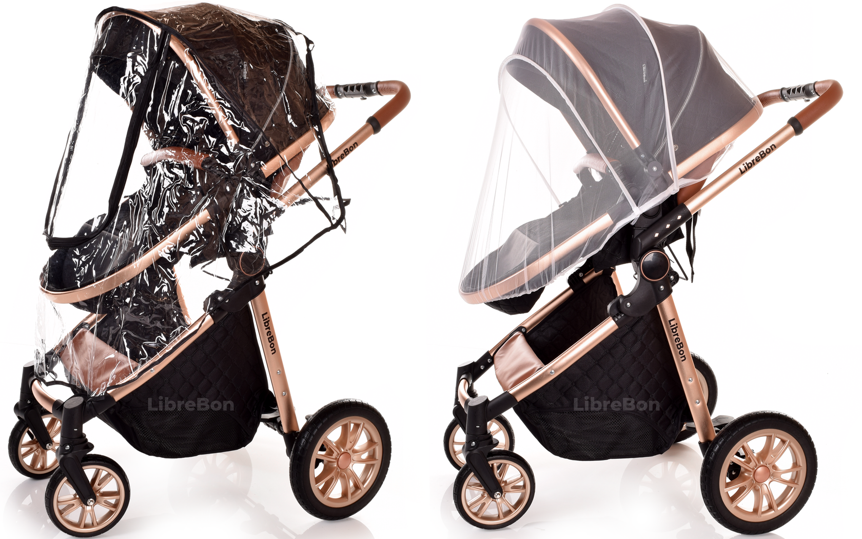 Baby Pram Buggy Travel System With Car Seat Black – Librebon Limited
